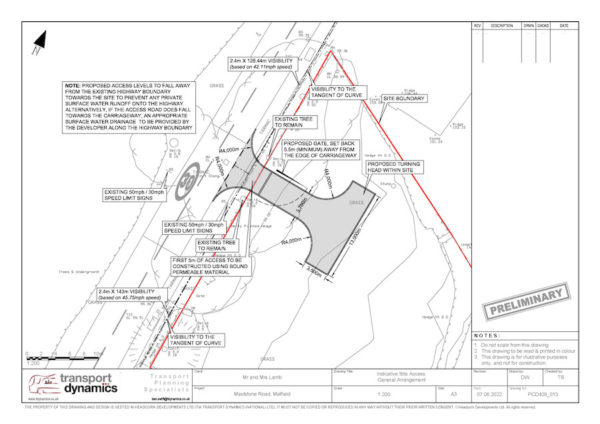 New vehicular access - Maidstone - TDynamics