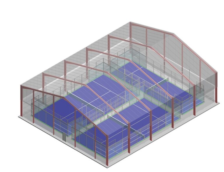Change of use: Agricultural barn into a new padel court - TDynamics